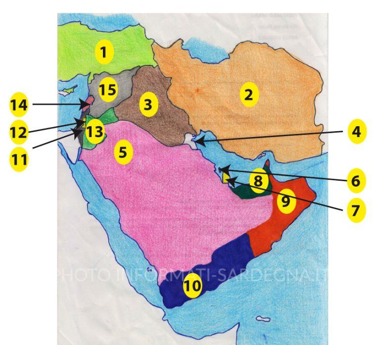 Geografia politica del Medioriente - Informati Sardegna